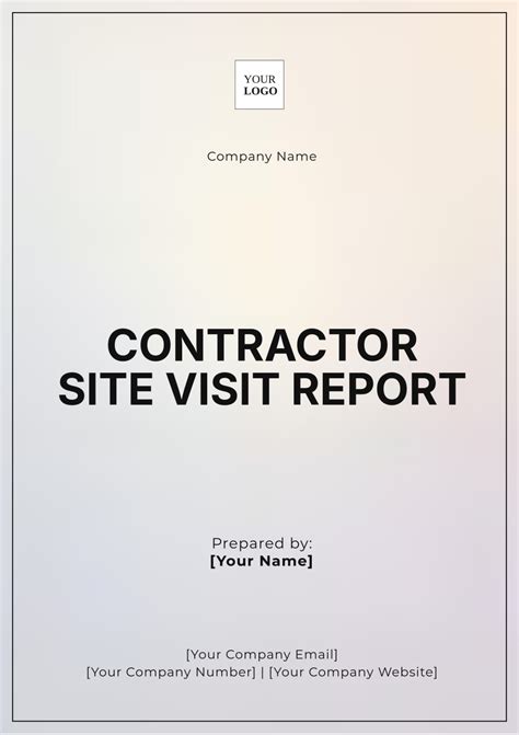 Free Client Visit Report Format Template To Edit Online