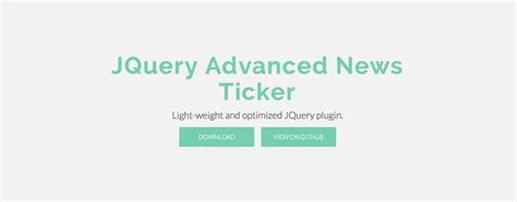 News Ticker Jquery Plugins Optimization