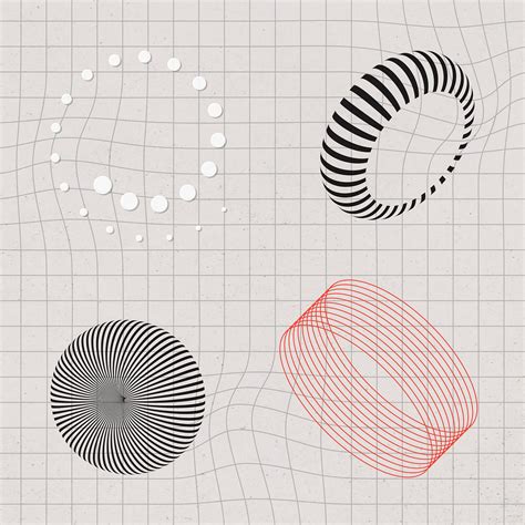 Abstract 3d Design Elements Collection Premium Vector Rawpixel