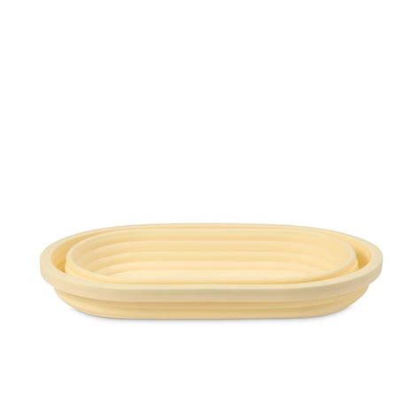 Baking Silicone Collapsible Proofing Basket Oval Berings