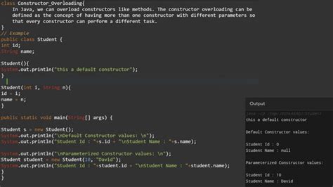 Constructor In Java Object Oriented Programming Pptx Programming