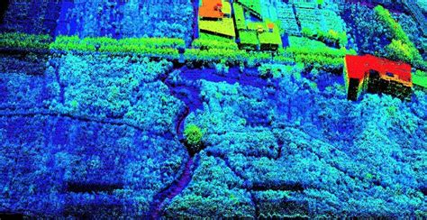 Uav Drone Lidar Surveying Working Plants Vegetation Penetration Ability