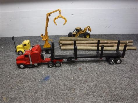 1 64 Custom Kenworth And Logging Trailer And Logs T 1 1809056274