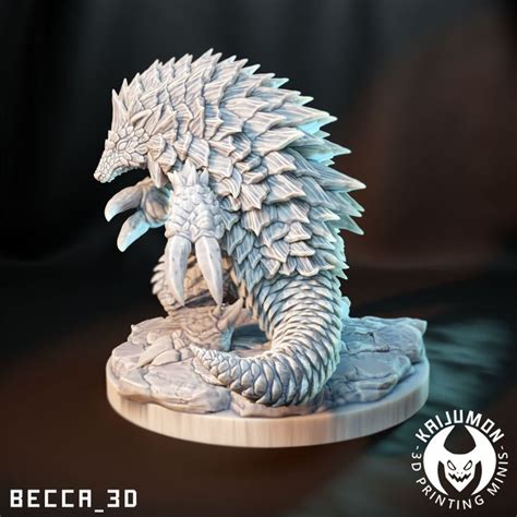3d Printable Kaijumon Pangolin By Kaijumon