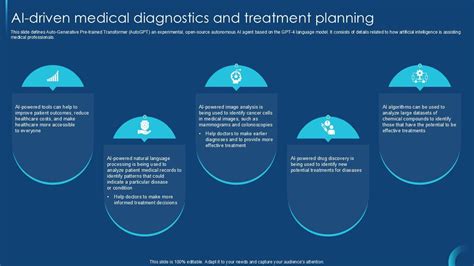 Ai Driven Medical Diagnostics Self Guided Gpt 4 Ppt Presentation Chatgpt Ss