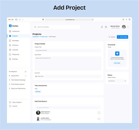 A Task Management Dashboard Ui Behance