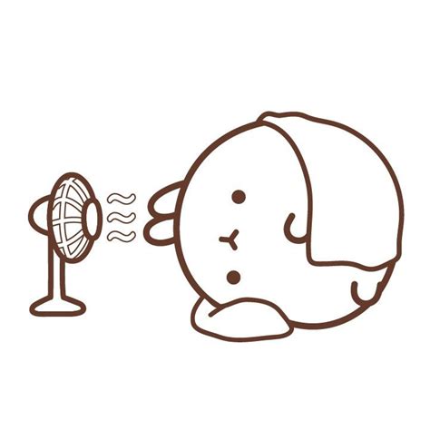 몰랑이 컬러링 [no 17 여름시작] 네이버 블로그 색칠 활동 귀여운 그림 유아 미술