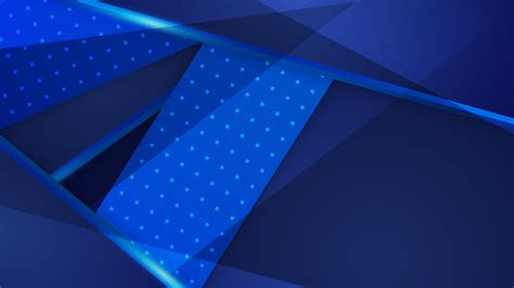 진한 파란색 검은 색 배경 디자인 유체 웨이브 라인 하프톤 삼각형 그라디언트 모양 구성 미래 지향적 인 디자인 포스터 벡터 일러스트레이션 3차원 형태에 대한 스톡 벡터 아트