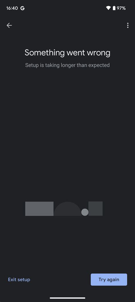Bug Light Switch App Setup Is Taking Longer Than Expected · Issue
