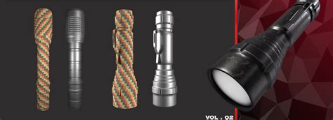 20 flashlight base mesh flippednormals