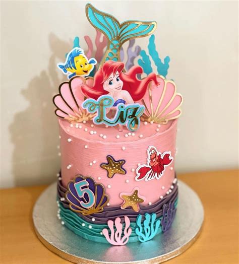 Ariel Cake Topper Ariel Party Ariel Birthday Ariel Girls Birthday Ariel Party Decor