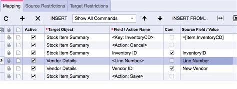 Acumatica Updating Vendor Details For Item Stack Overflow