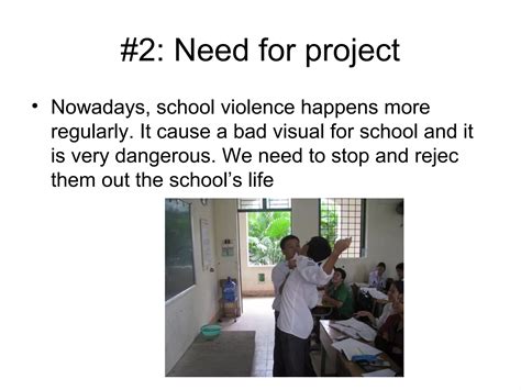 Stop School Violence Ppt