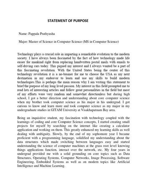 Sop Cs4 Pdf Science Computing