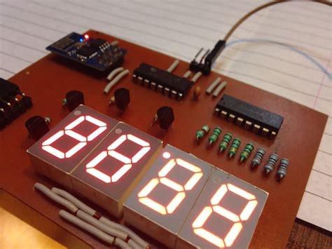 Esp8266 Desktop Clock Wifi Synchronised 11 Steps With Pictures Instructables