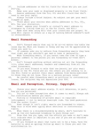 Email Etiquette Tips PDF