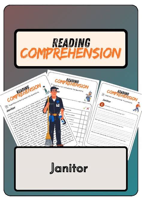 Reading Comprehension Janitor Solutions By Learnplanet Tpt