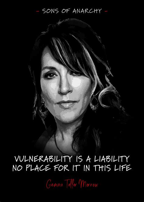 Gemma Teller Morrow Poster Painting By Wilson Murphy Fine Art America