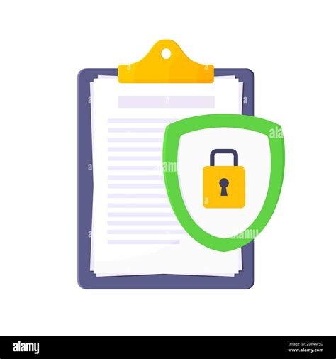 Privacy Policy Safety Lock And Data Protection Metaphor Stock Vector Image And Art Alamy