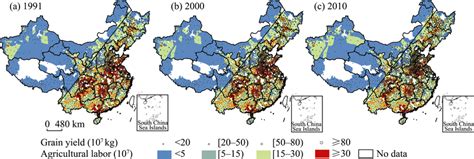 Maps Showing The Spatio Temporal Pattern In The Coupled Relationship