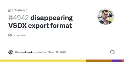 Disappearing Vsdx Export Format · Issue 4942 · Jgraphdrawio · Github