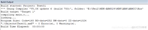 谈谈keil Mdk编译输出的：code Dataro Datarw Datazi Data51cto博客mdk编译过程