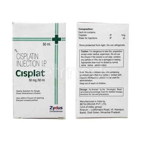 Liquid Cisplastin Injection At Best Price In Surat Gujarat Slogen Biotech