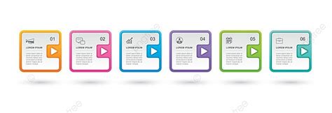 Infographics Rectangle Paper Index With 6 Data Template Flyer Template Download On Pngtree