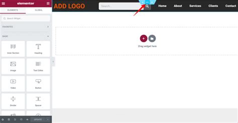 How To Create Elementor Sticky Transparent Header
