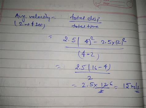 Example 3 2 The Position Of An Object Moving Along X Axis Is Given By X