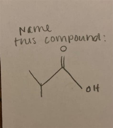 Solved Name This Compound Chegg Com