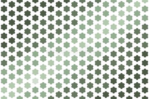 Hexagonal Floral Pattern In Sage Green With Soft Gradient Tones And Symmetrical Arrangement