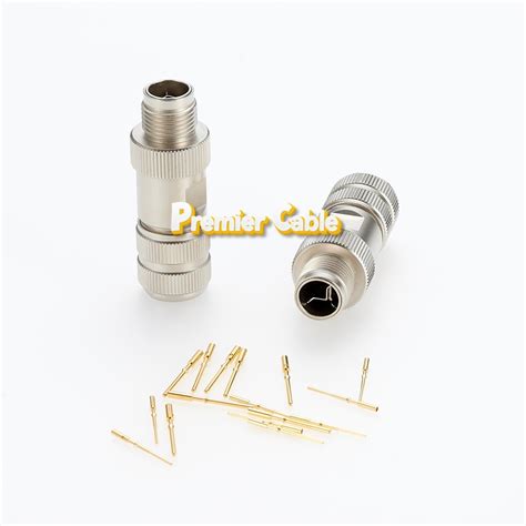 M12 Y Coded Connector For Fieldbus And Ethercat M12 Y Code Circular Connector And Hybrid M12