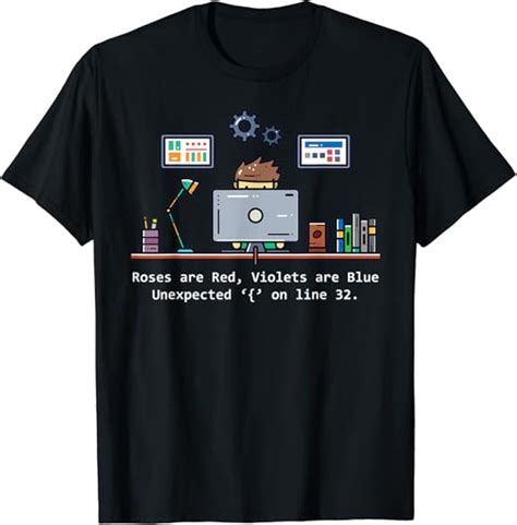 Computer Science Programmer Unexpected Syntax Error T Shirt