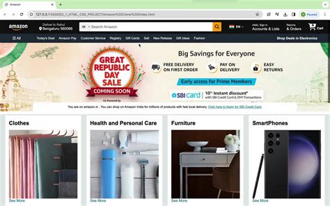 Video How I Learned Css With Amazon Home Page Clone Rahul Verma