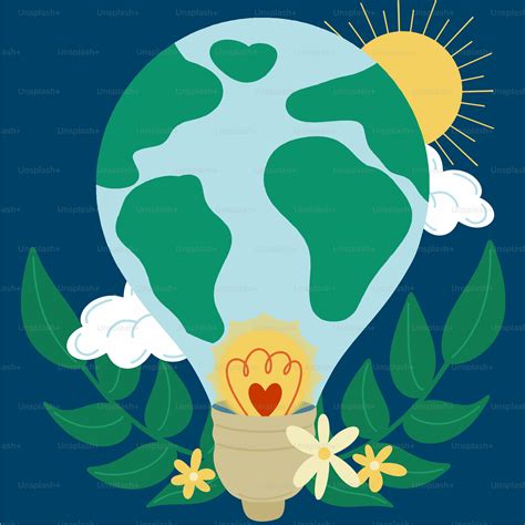 열기구에 실린 지구의 모습 벡터 Unsplash의 지구 이미지