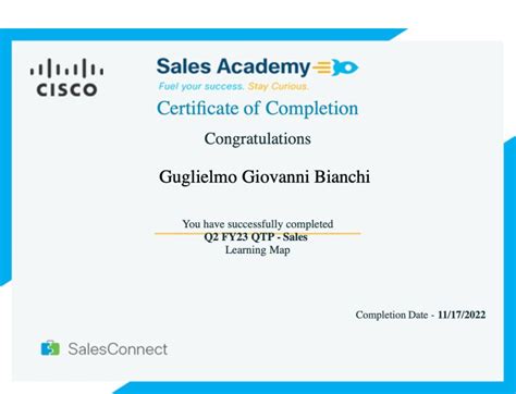 View My Verified Achievement From Cisco Guglielmo Giovanni Bianchi