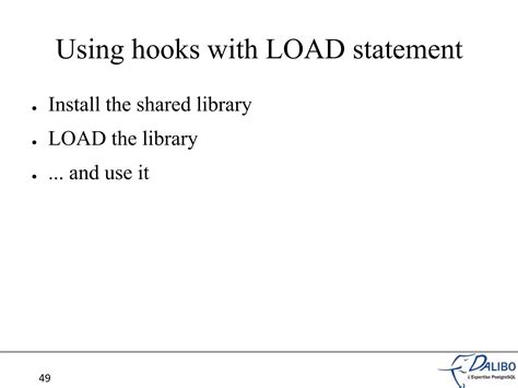 Hooks In Postgresql By Guillaume Lelarge Ppt