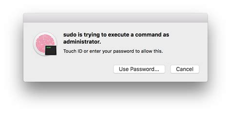 How To Use Touch Id For Sudo In Terminal On Mac Ios Hacker