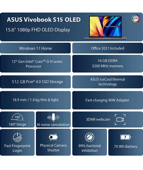 Asus Oled Laptop Vivobook S Oled Core I At Rs In Bengaluru Id