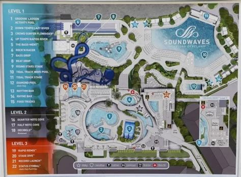soundwaves at gaylord opryland map and brochure 2020 2023