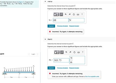 Solved Part B Consider The Beam Shown In Figure Suppose Chegg