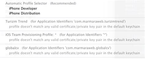 Xcode Ios Code Signing Issue Stack Overflow