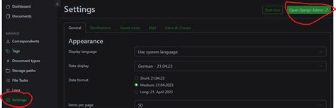 BUG No Admin Button On The Homepage Issue Paperless Ngx Paperless Ngx GitHub