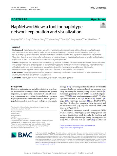 Pdf Hapnetworkview A Tool For Haplotype Network Exploration And