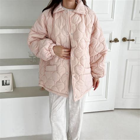 젬마점퍼 여성 겨울 누빔털 퀄팅 안감털 오버핏 루즈핏 털 잠바