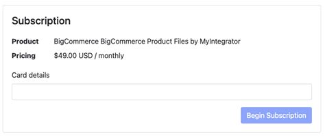 Subscription And Pricing