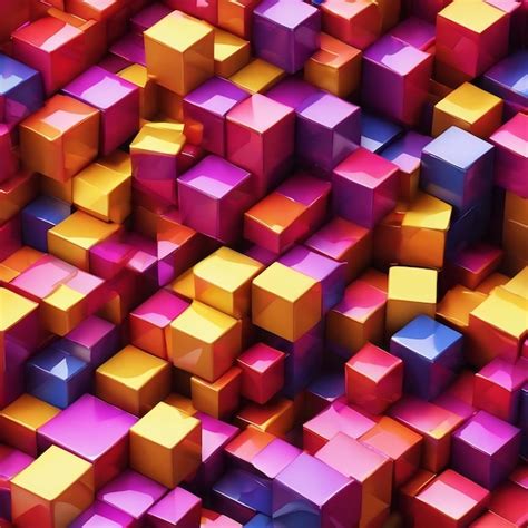 Premium Photo 3d Rendering Of Cube Abstract Background