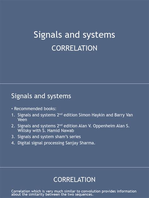 Correlation Pdf Autocorrelation Applied Mathematics