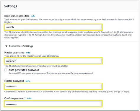 Launch An Rds Instance Workshop Aws Core Services